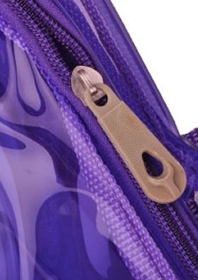 Neon Purple Transparent Youth Backpack